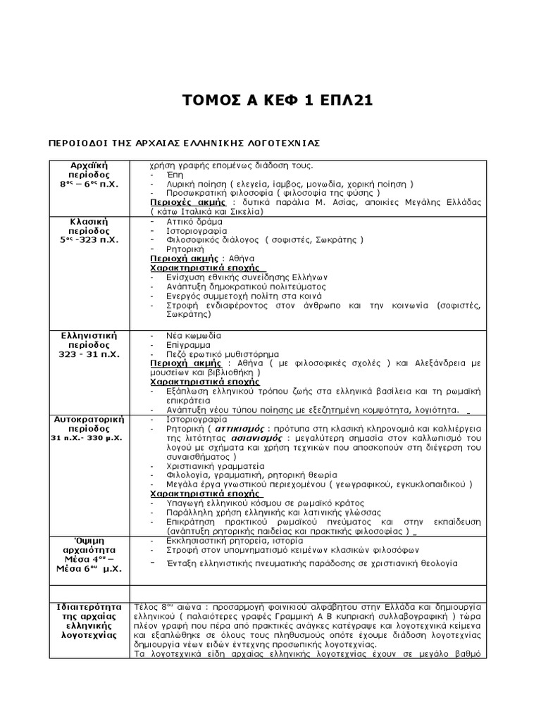 τομοσ Α κεφ 1 ενοτητα 1.3 | PDF