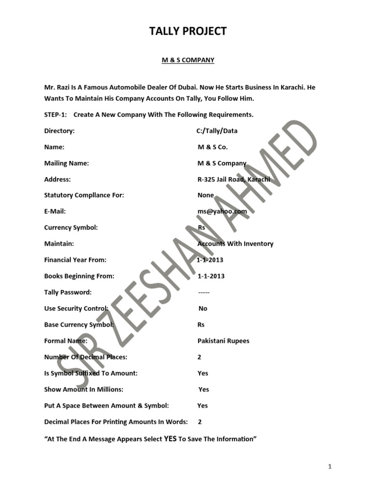 Project of Tally | PDF | Debits And Credits | Expense