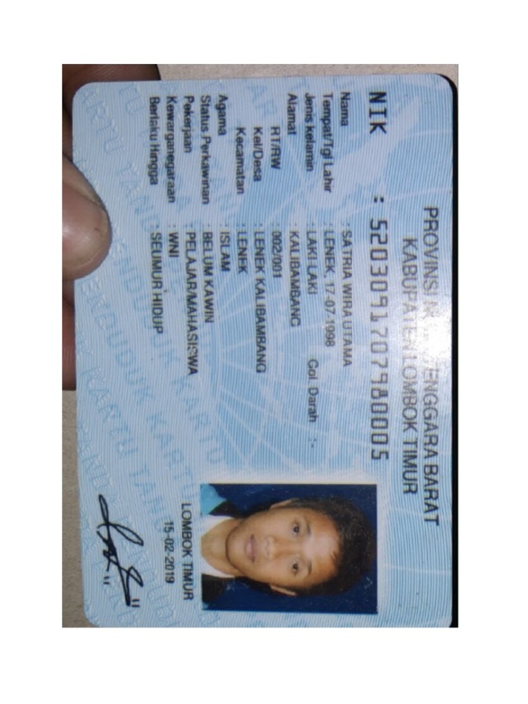 KTP Satria Wira Utama | PDF
