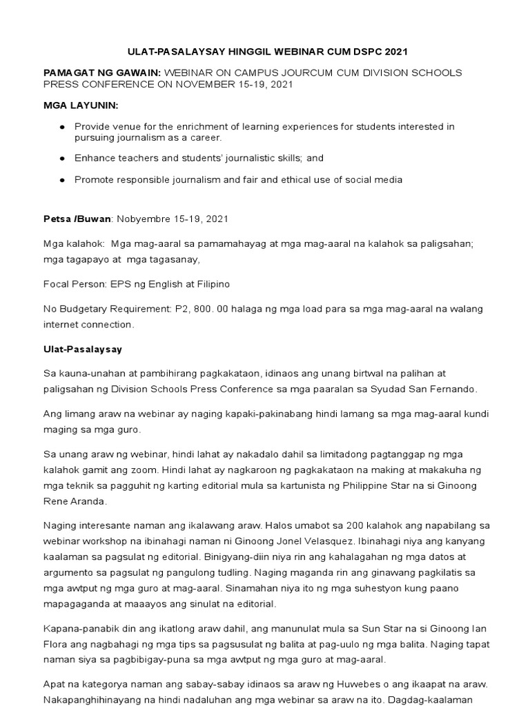 School Press Conference | PDF