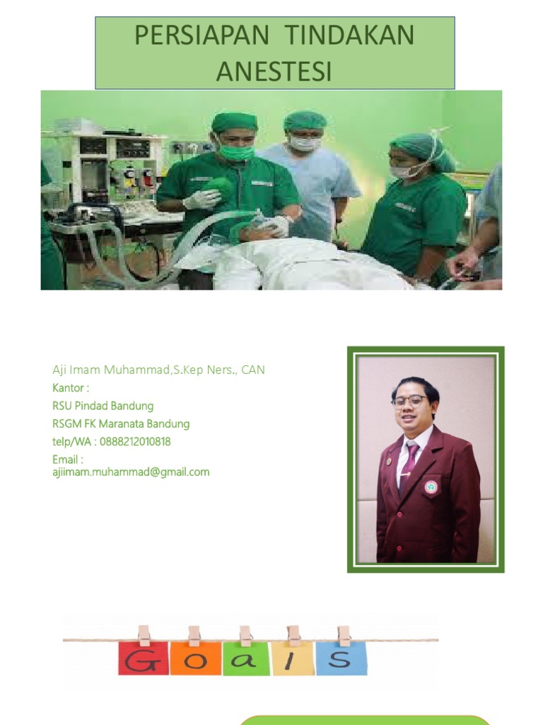 Persiapan Anestesi, GA, RA Dan Dosis Obat Sertifikasi O1 | PDF ...
