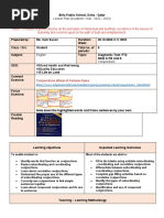 Lesson Plan (Conjunction) For COT | PDF | Linguistics | Linguistic Typology