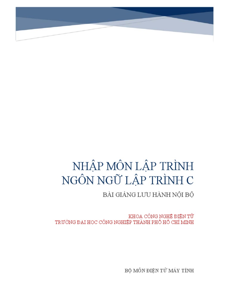 ( (TONG HOP - Nhap Mon Lap Trinh) ) - Watermark | PDF