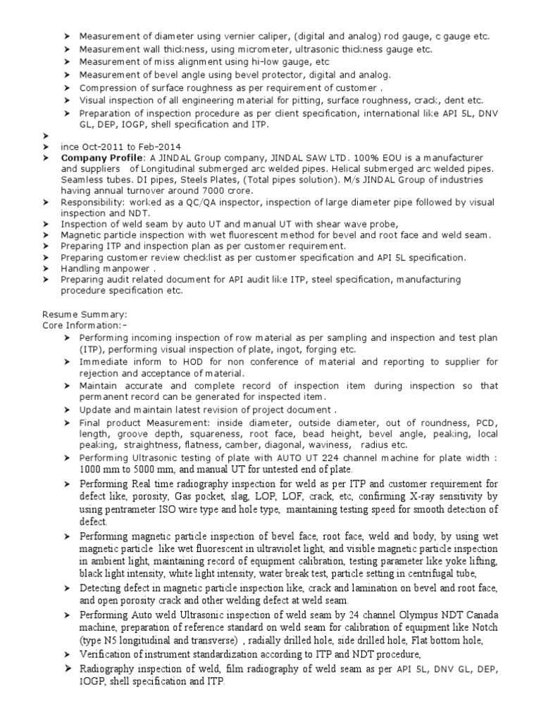 Quality Control Work In Pipe Mill Download Free Pdf Pipe Fluid