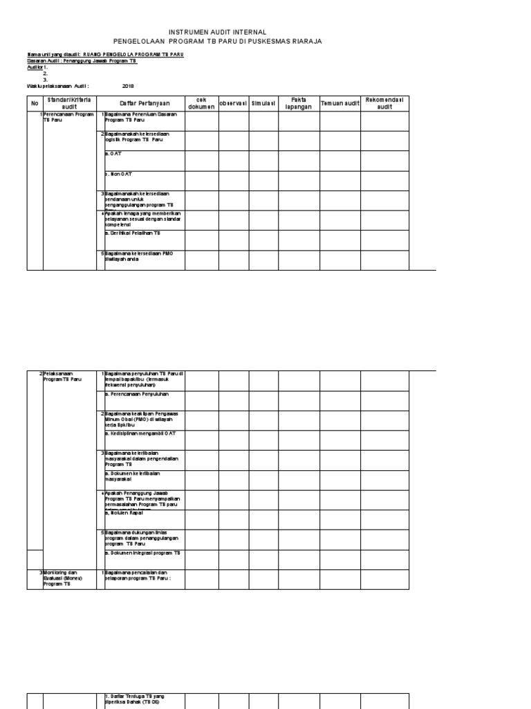 3b, Inst Audit Internal UKM TB | PDF