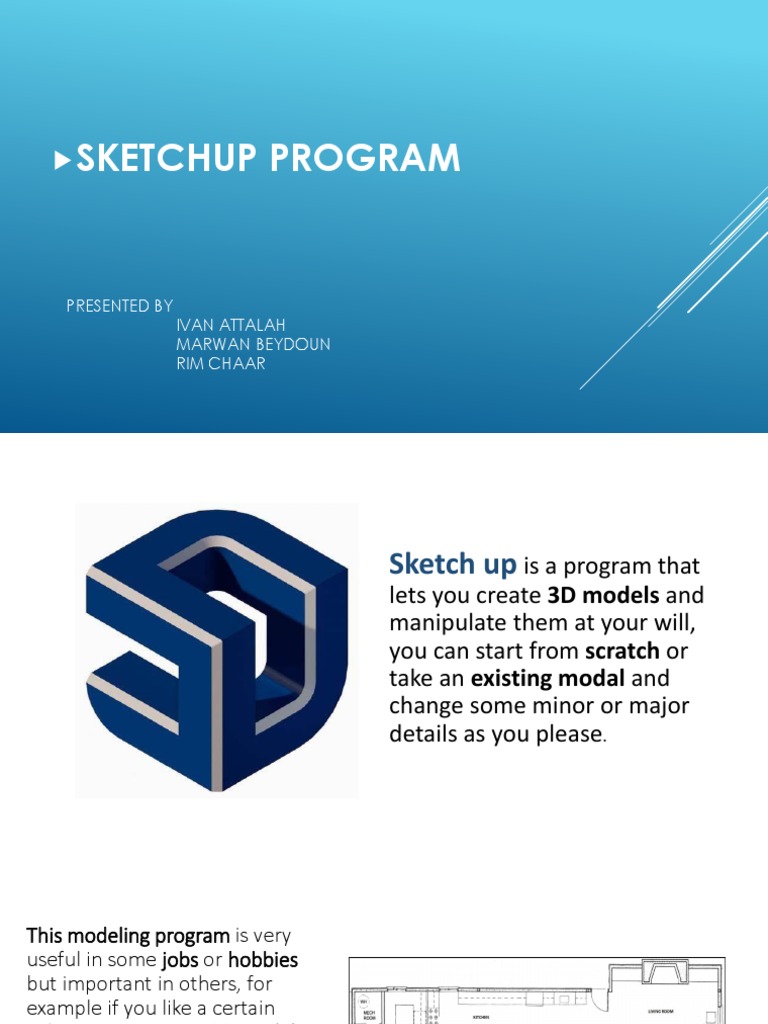 Overview of SketchUp 3D Modeling Program | PDF | Career & Growth | Art
