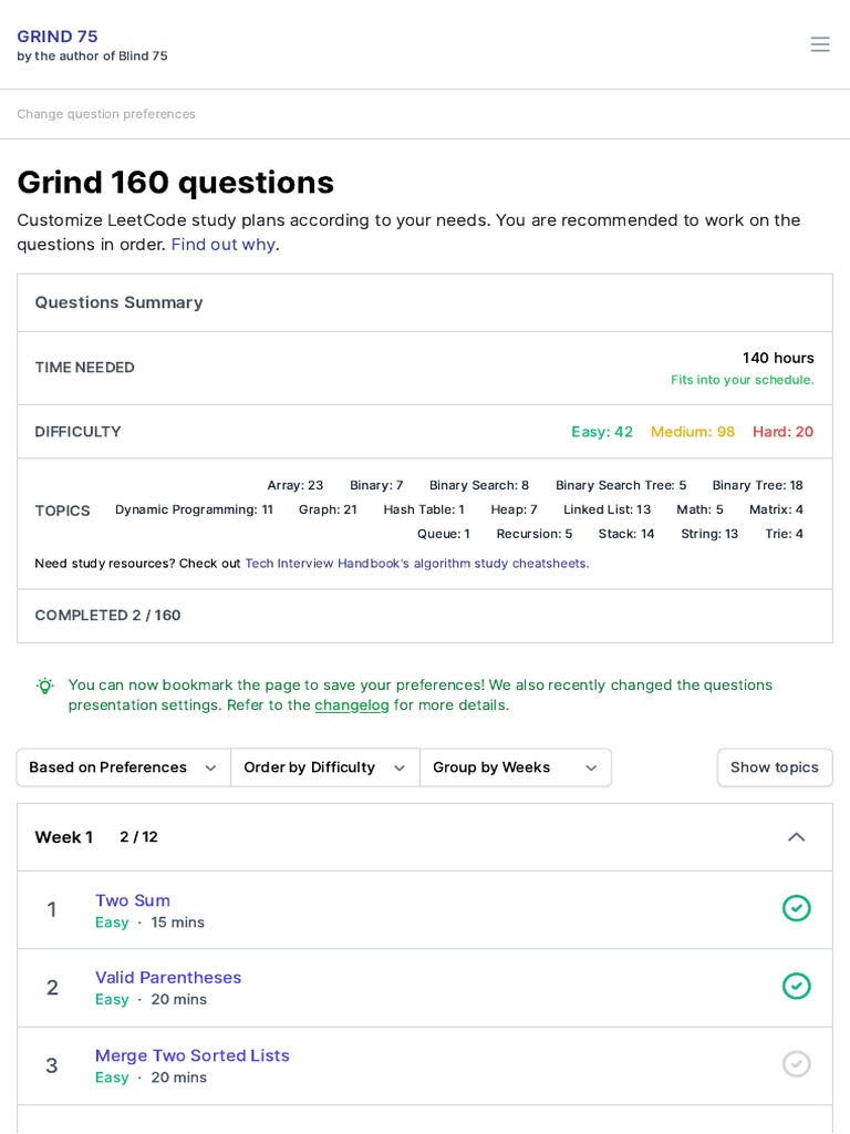 Grind 160 | PDF | Discrete Mathematics | Algorithms And Data Structures