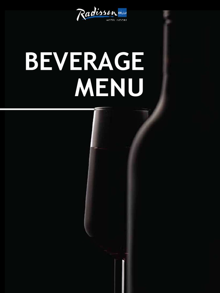 Radisson Blu Beverage Price List | PDF | Distilled Drinks | Alcoholic ...