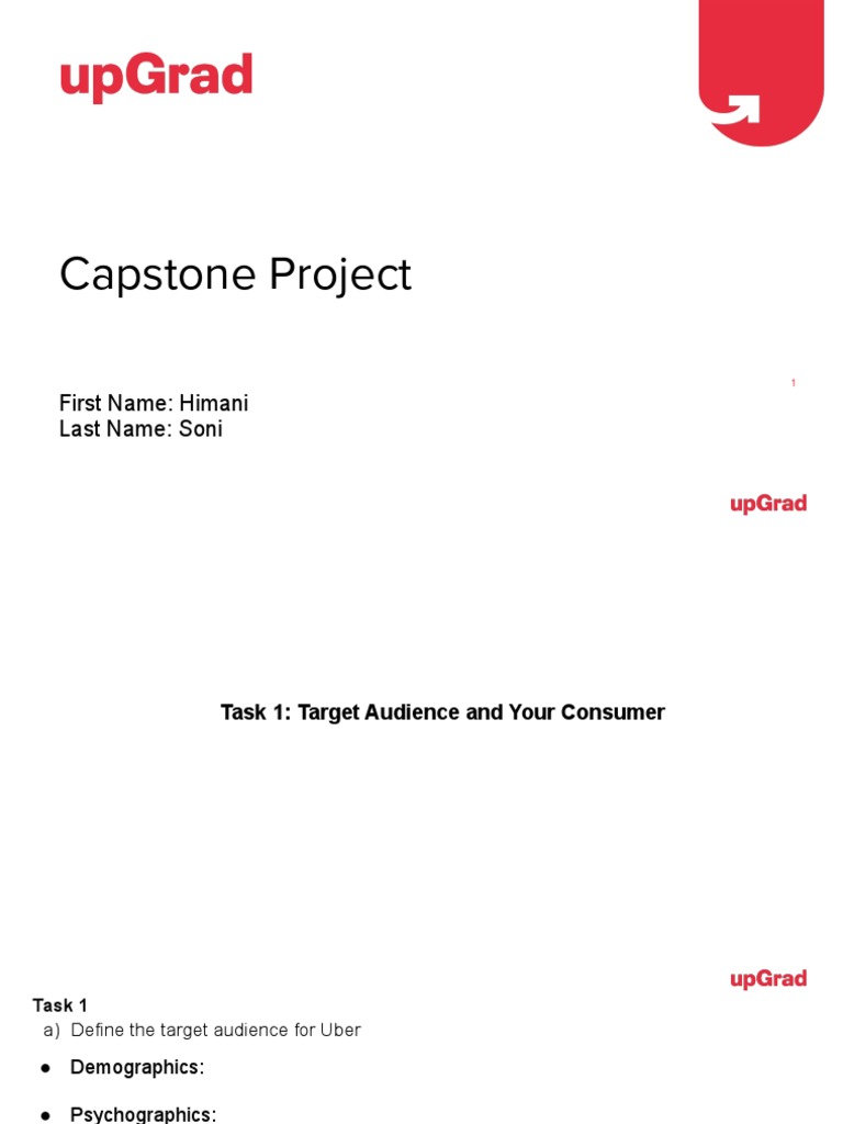 Digital Marketing Capstone Project Overview | PDF | Digital Marketing | Target Audience