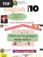 Unit 1 Family Life Lesson 1 Getting Started | PDF