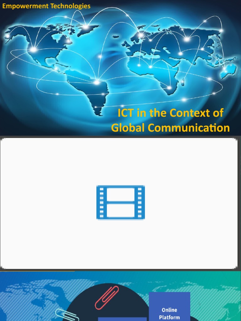 W1 - ICT in Global Context of Communication | PDF | Popular Culture & Media Studies | Social Media