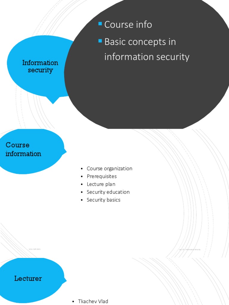 UCA 2021 L01 Intro Basics (8 Files Merged) | PDF | Transport Layer Security | Information Security