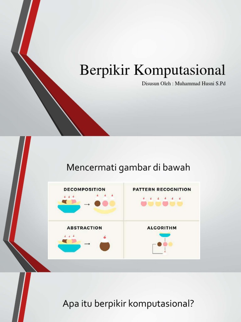 Dimensi Berpikir Komputasional | PDF | Karier & Perkembangan | Komputer