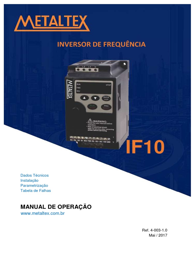 Inversor - IF10 | PDF | Entrada/Saída | Controlador lógico programável