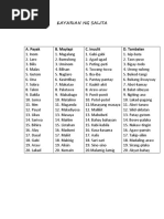 Hueteng Numbers With Meaning | PDF