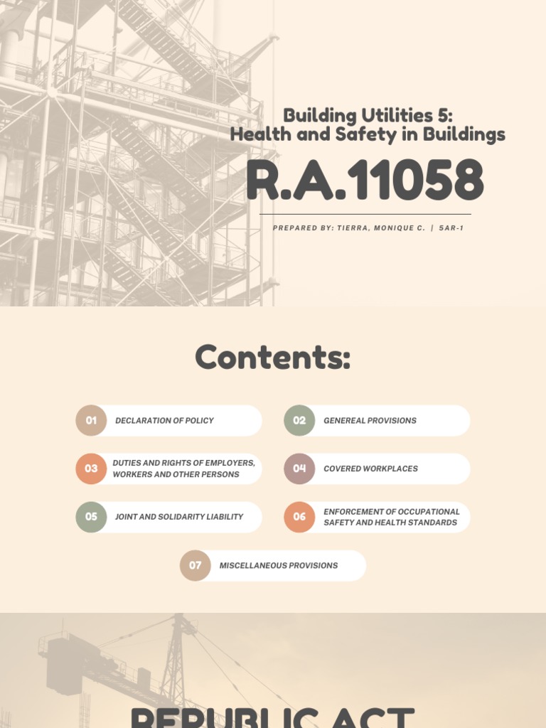 Bu5 R.a.11058 | PDF | Occupational Safety And Health | Employment