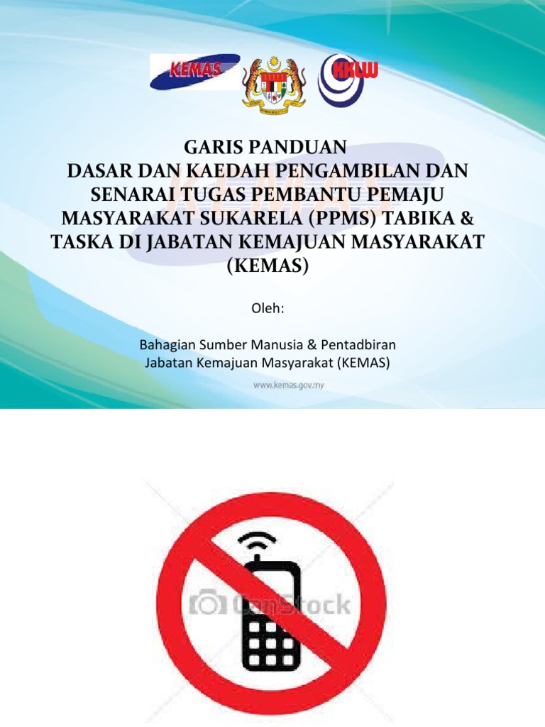 Garis Panduan Dasar Dan Kaedah Pengambilan Dan Senarai Tugas Ppms | PDF