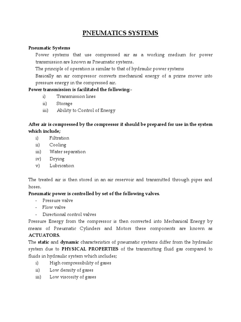 MERU 4.1 Pneumatic Systems | PDF | Switch | Actuator