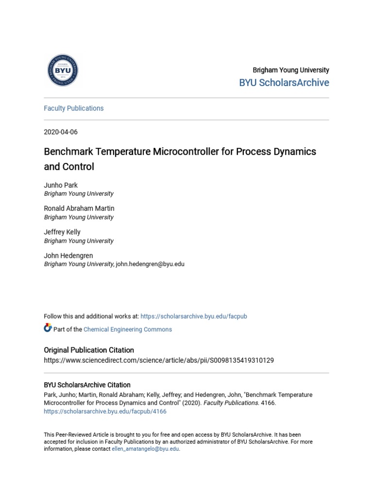 Arduino Temperature Control Benchmark | PDF | Bipolar Junction ...