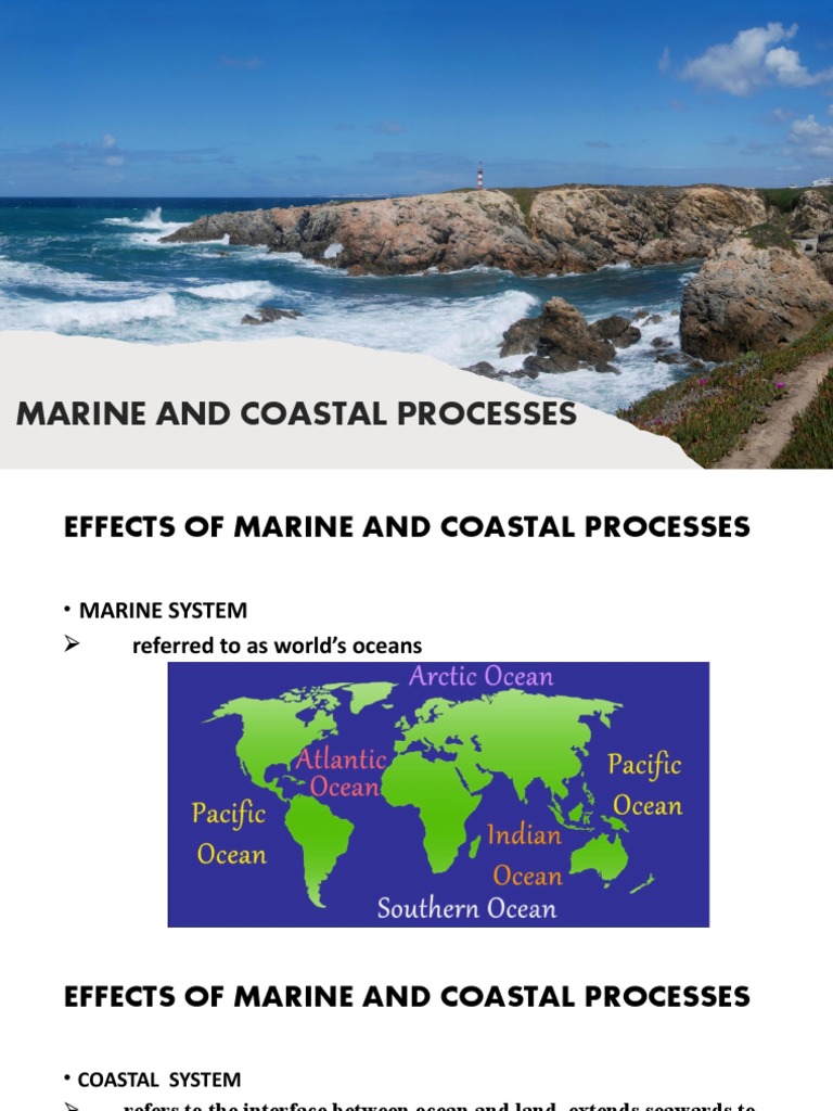 Effects of Marine and Coastal Processes | PDF | Coast | Oceans