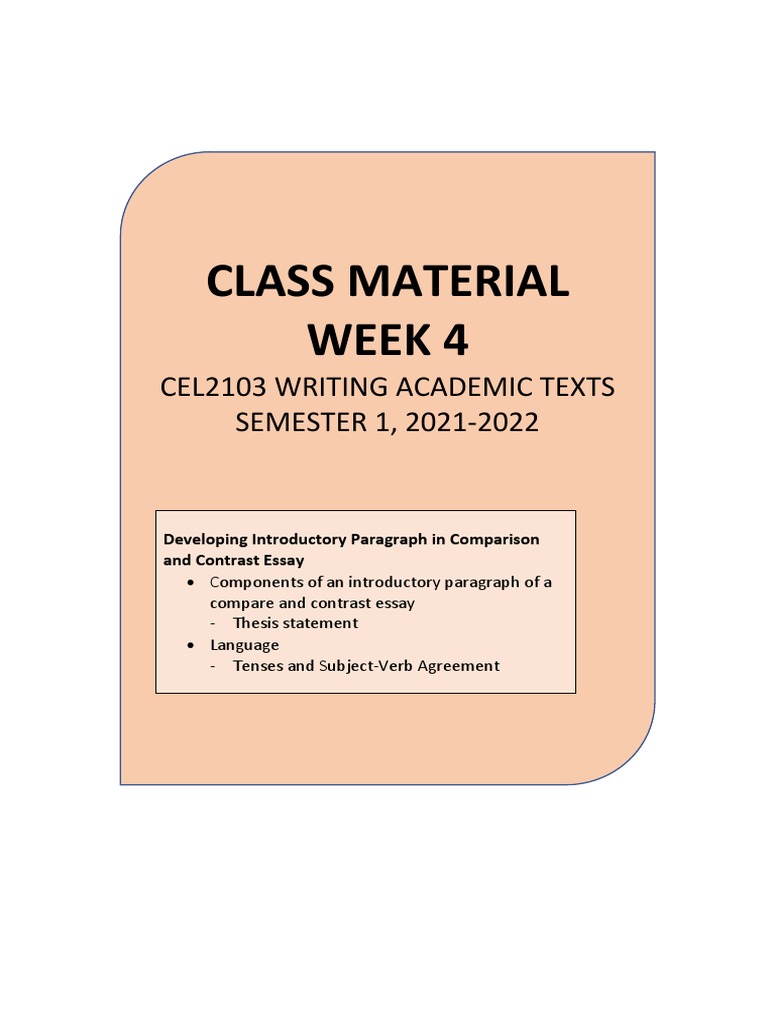 CLASS MATERIAL WEEK 4 | PDF | Educational Technology | Learning