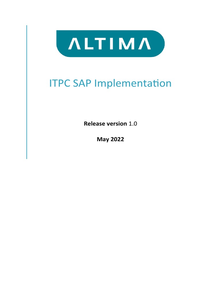 ITPC SAP BRIM Implementation Technical Commercial Proposal1.0 | PDF ... ITPC SAP BRIM Implementation Technical Commercial Proposal1.0 | PDF ...