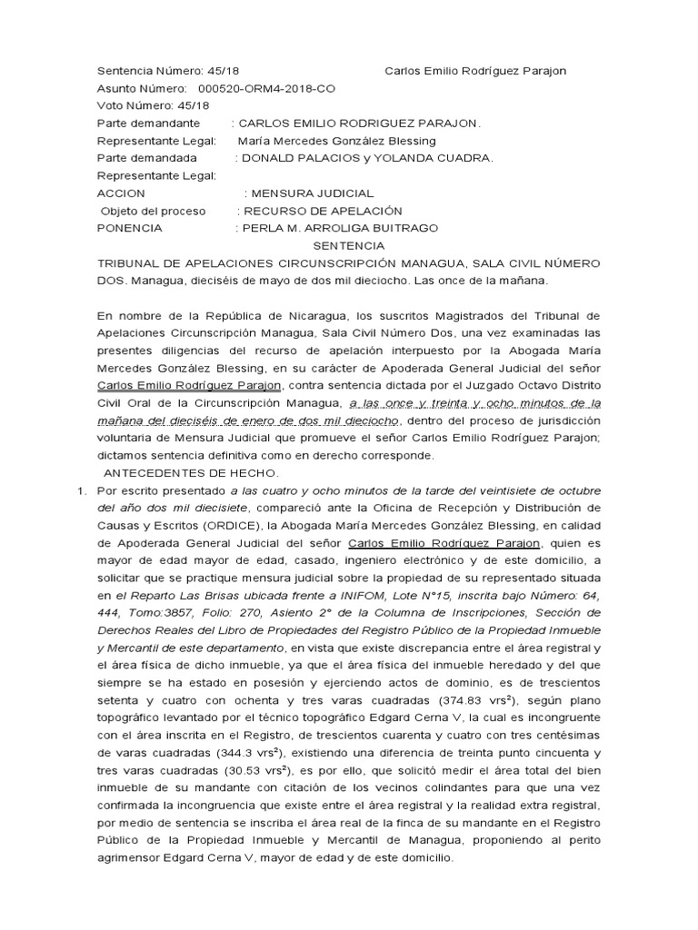 Mensura Judicial | PDF | Ley procesal | Apelación