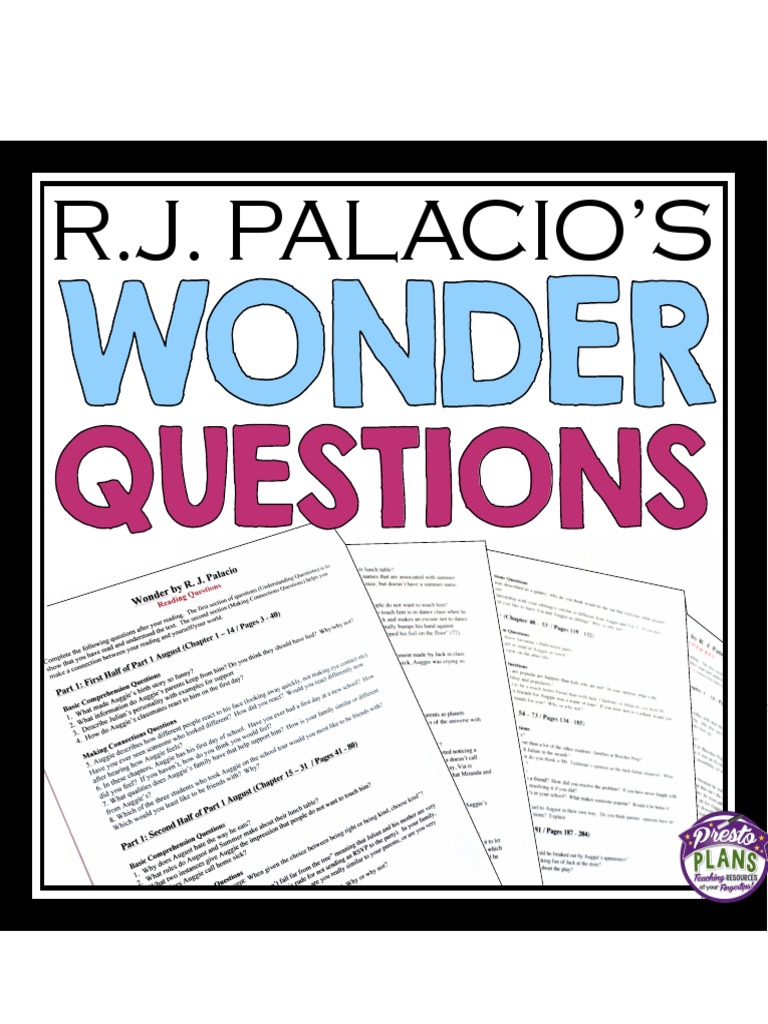 Wonder Questions and Answers | PDF