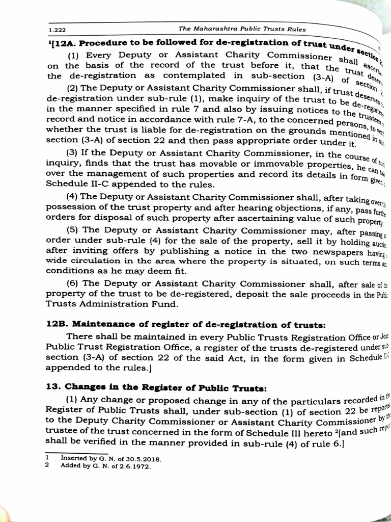 Rule 12A | PDF | Property | Trust Law