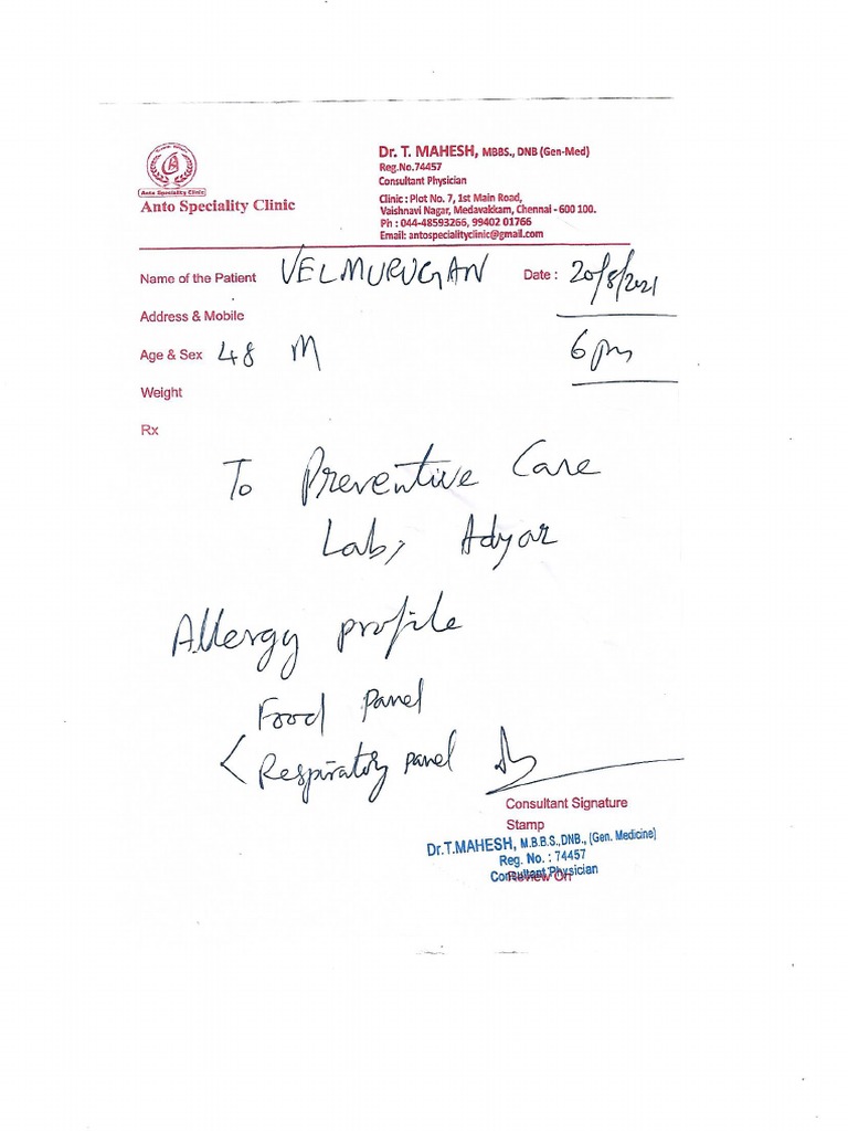 Clinic Prescription | PDF