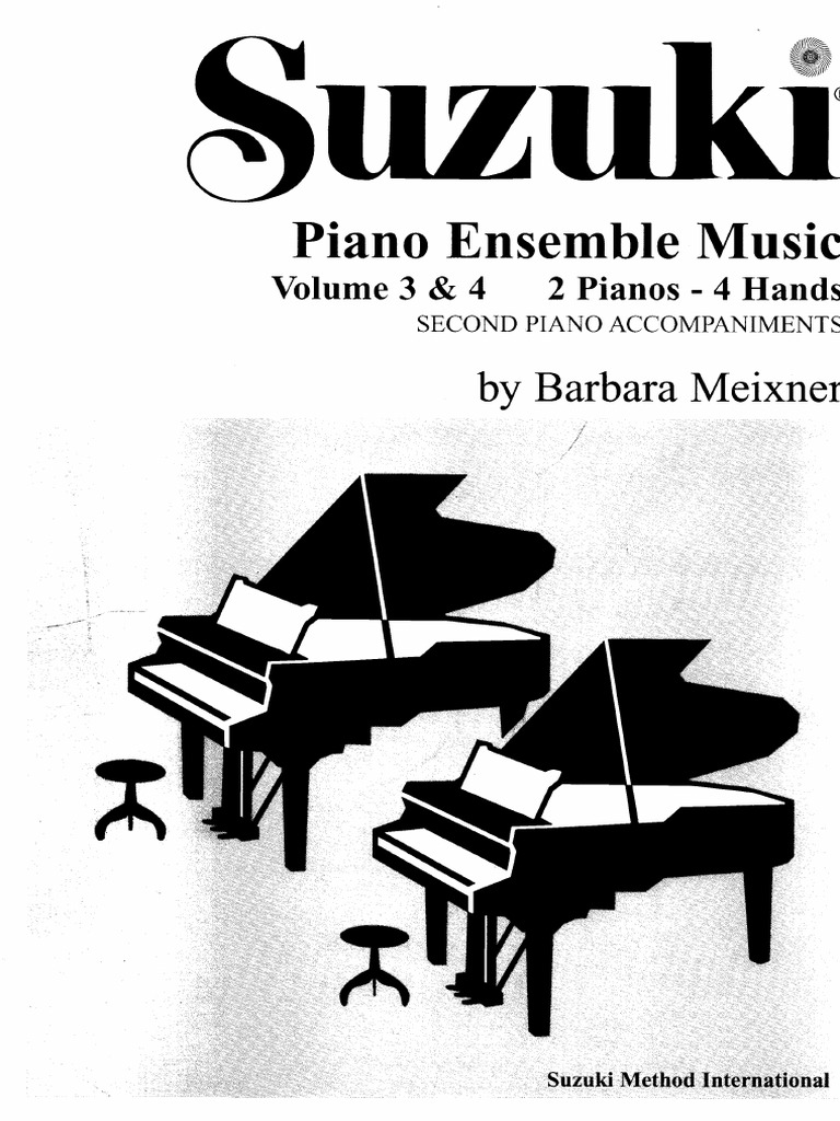 SUZUKI - Piano Ensamble - Vol - 3&4 - 2 Pianos | PDF