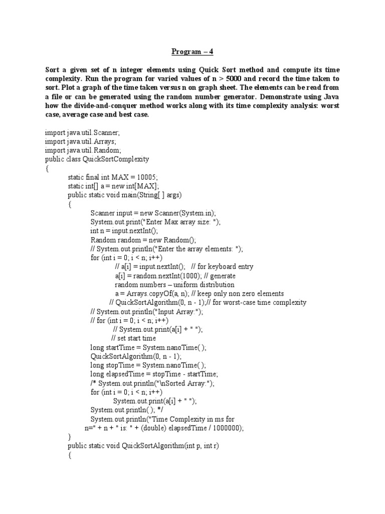 Daa 4th and 5th PRG | PDF | Time Complexity | Mathematical Logic