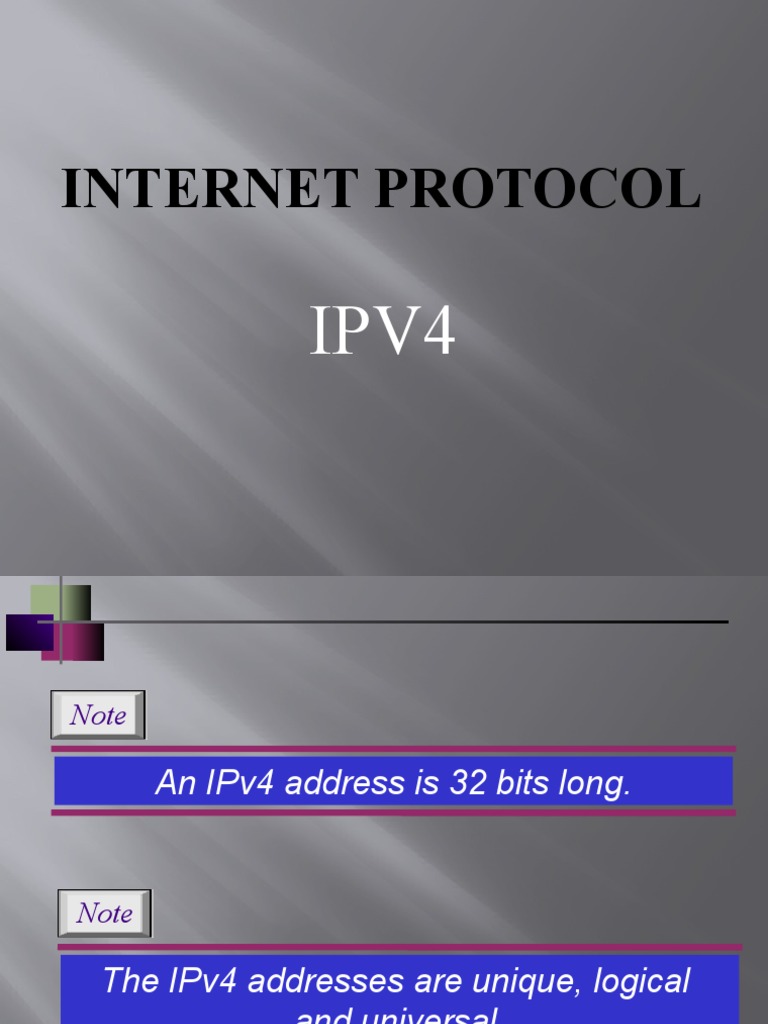 LAB6 Topics - IPV4 | PDF | Ip Address | Internet Standards