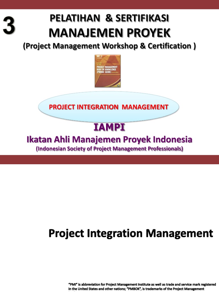 Project Integration Management | PDF