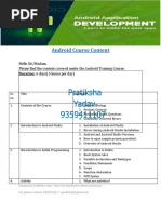 Flutter Course Syllabus | PDF