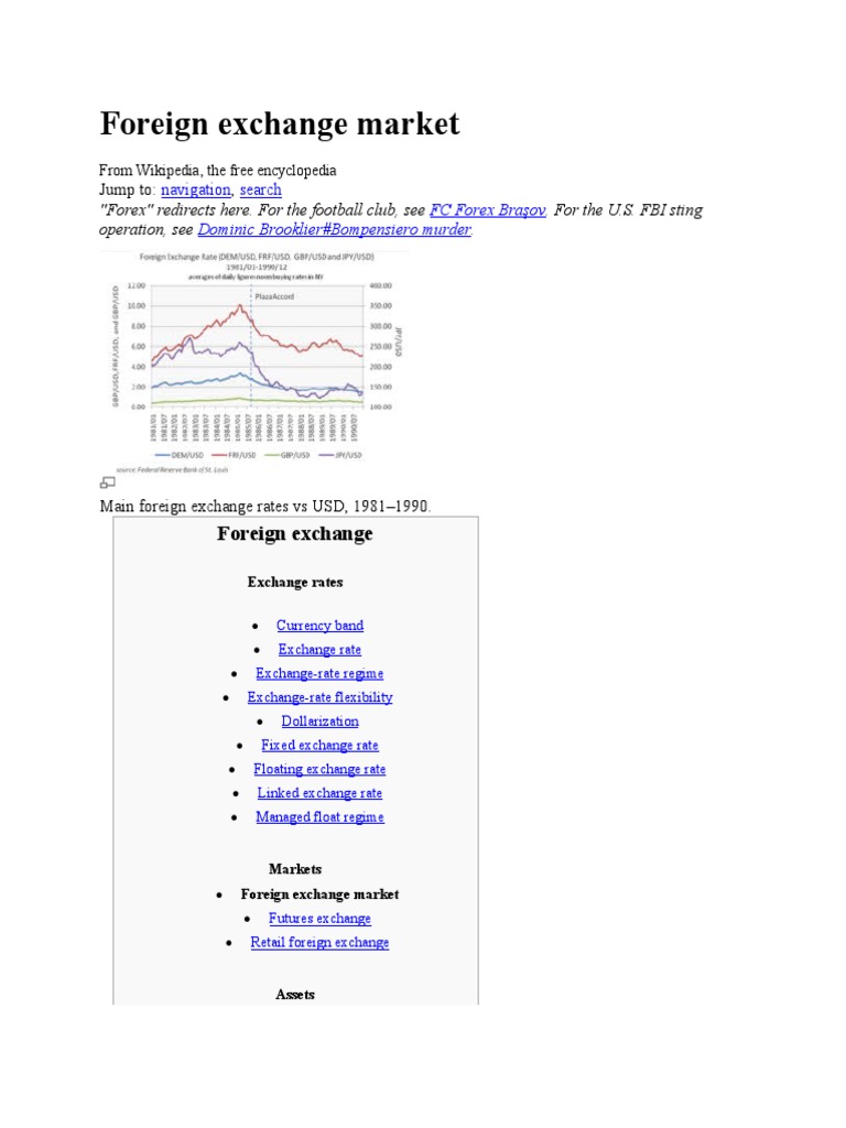 Foreign Exchange Market. | PDF