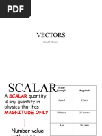 Vectors and Scalars Grade10 Notes Complete | PDF | Velocity | Euclidean ...