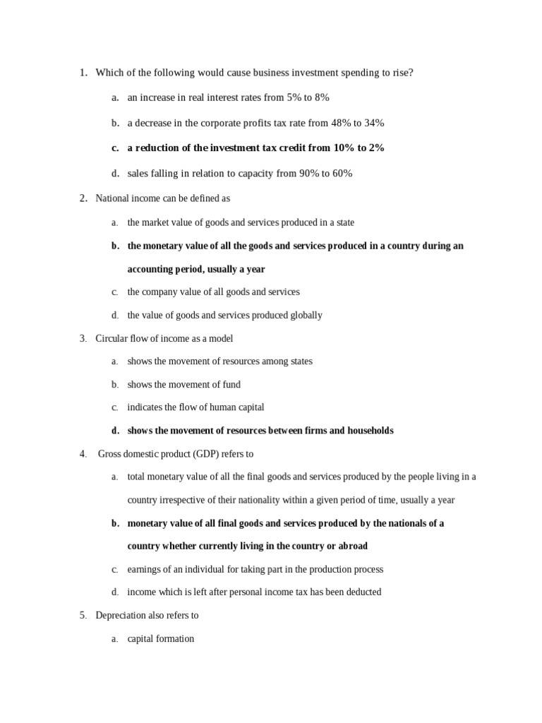 ECN 221 With Answers | PDF | Fiscal Policy | Interest