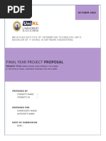 Final Year Project Proposal Template v1.5 | PDF | Feasibility Study ...