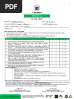 Classroom Observation Tool (COT) | PDF | Curriculum | Learning