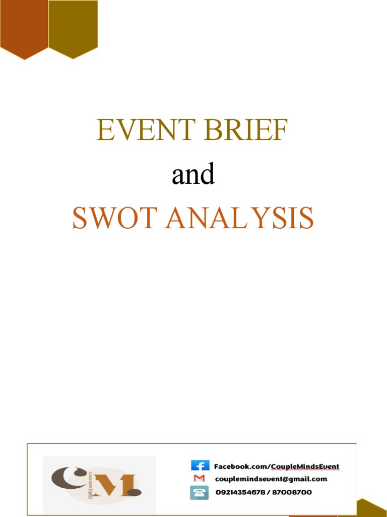 EVENT BRIEF - SWOT Analysis | PDF | Restaurants | Cuisine
