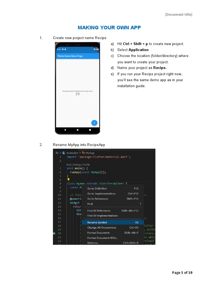 Lab1 - Making The App Yours | PDF | Computer Terminal | Mobile App
