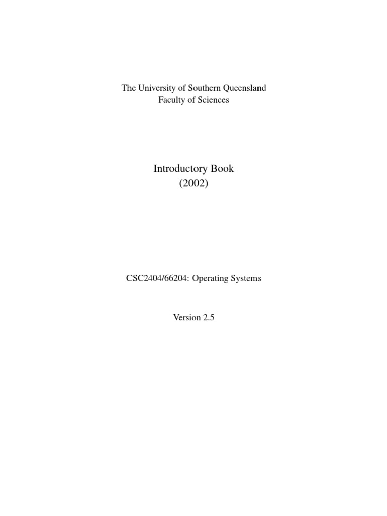 Nachos Introductory Book-V2.5 | PDF | Process (Computing) | Operating ...