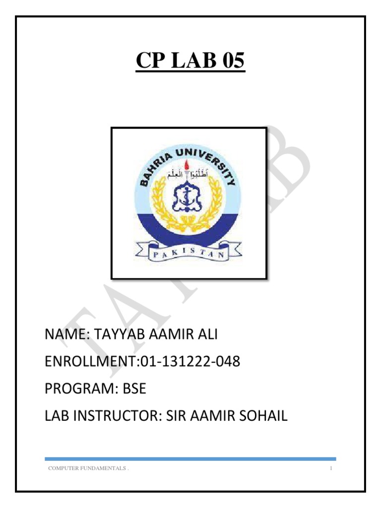 CP Lab 5. | PDF