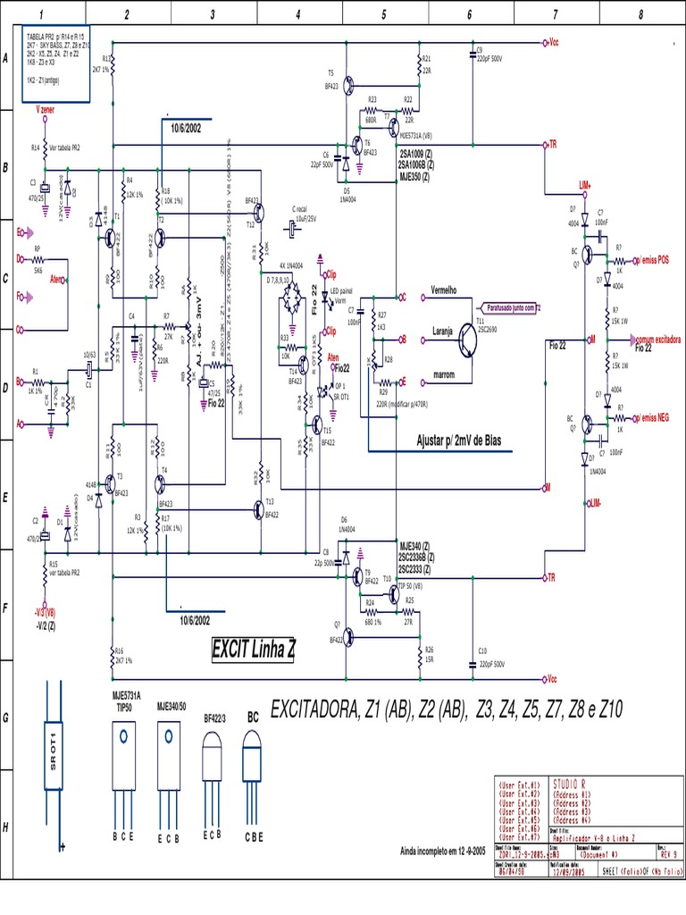 Esquema Studio R z7 z8 z10 | PDF