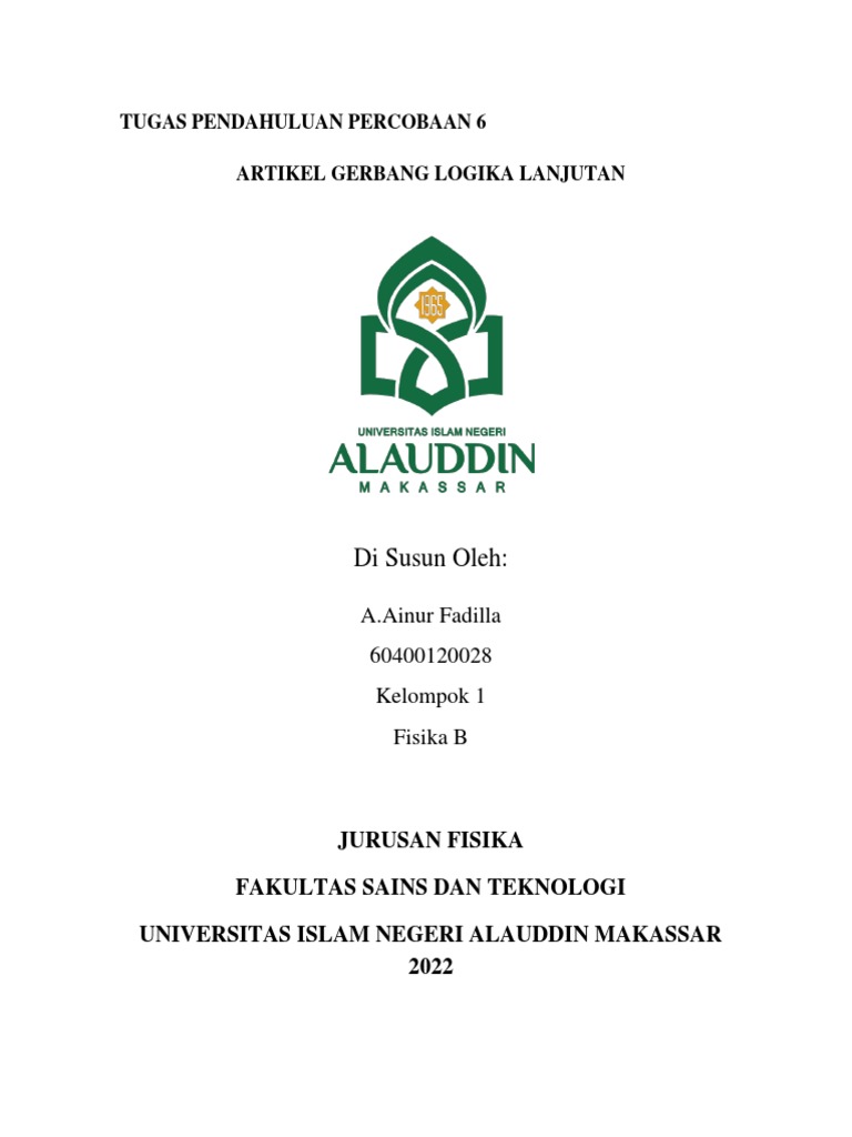 Gerbang Logika Turunan: NAND, NOR, XOR, XNOR | PDF | Metode & Bahan Ajar