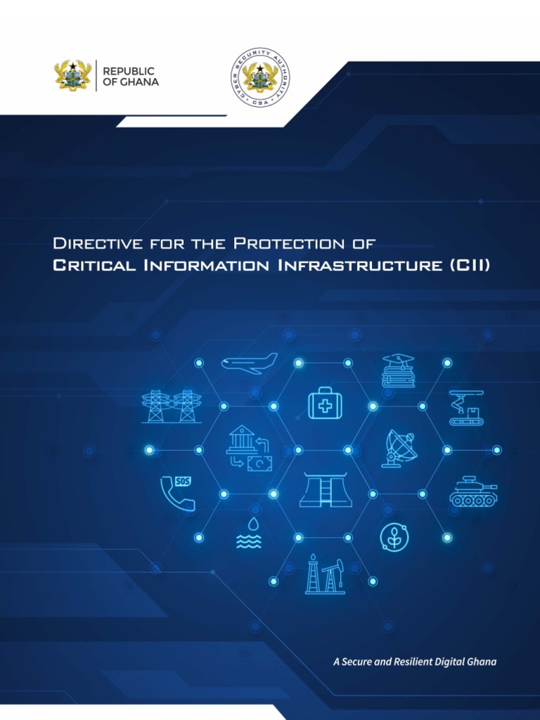 Directive For The Protection of Critical Information Infrastructure ...