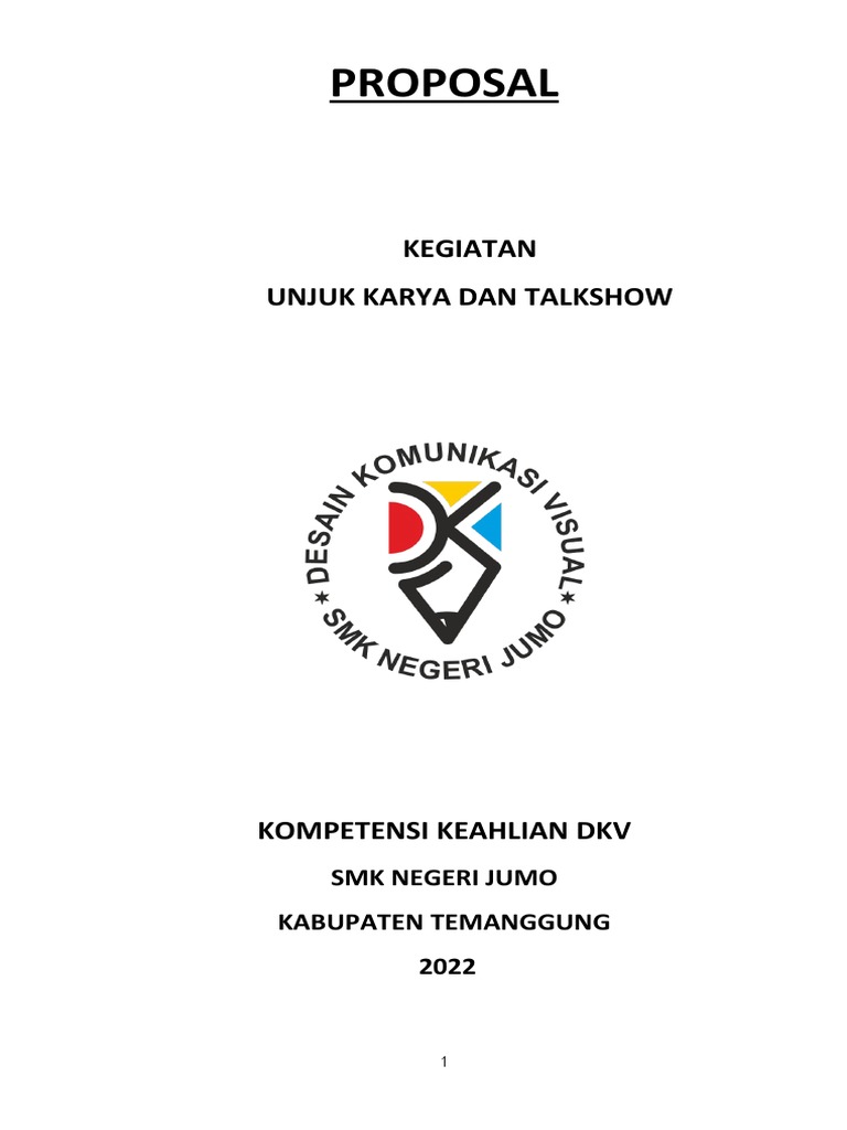 Proposal Unjuk Karya Siswa Edit Rab | PDF