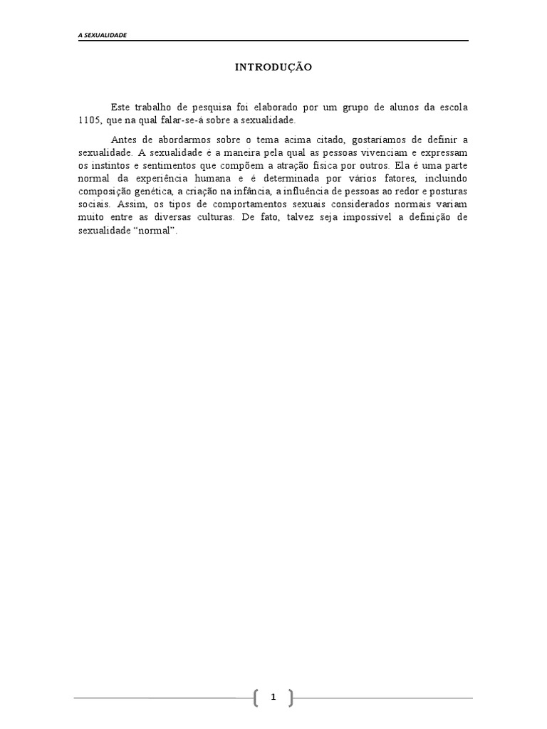 A Sexualidade Pdf Sexualidade Humana Sexualidade 8591