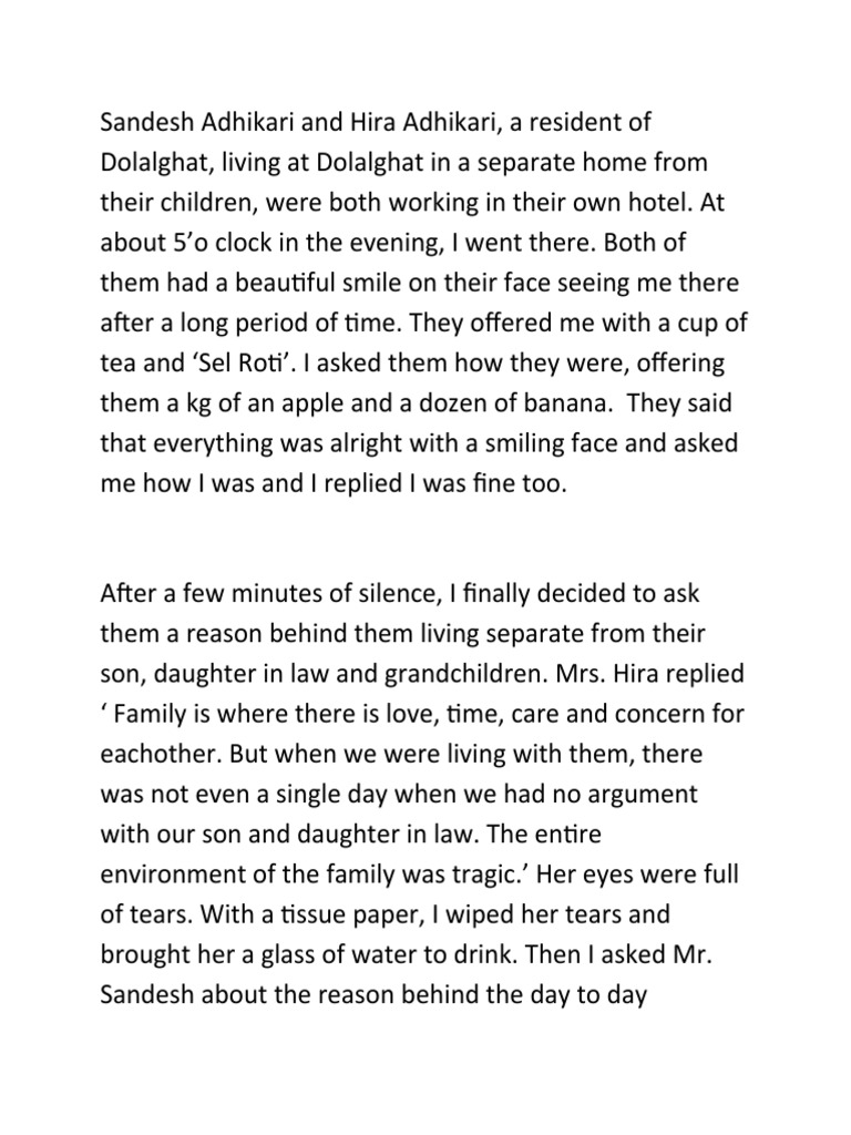 Sandesh Adhikari and Hira Adhikari PP | PDF